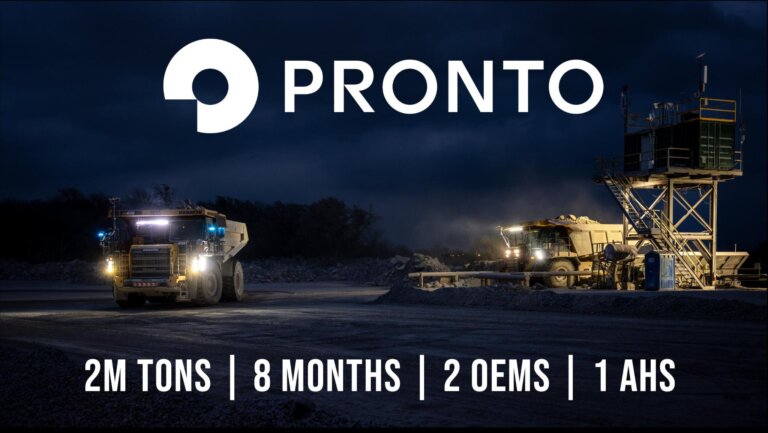 2 Million Tons Hauled: First Autonomous Mixed Fleet – Pronto.ai